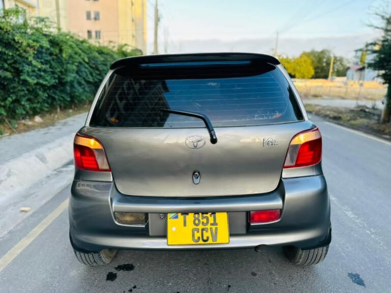 Toyota Vitz For Sale In Dar es salaam Used Hapa Tanzania Namba C - GariPesa