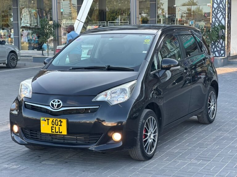 Toyota Ractis New Model For Sale In Dar es salaam Used Hapa Tanzania Namba E - GariPesa